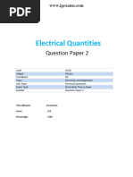 Electrical Symbol: Physics IGCSE | PDF