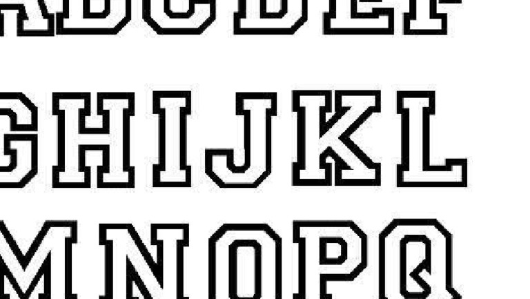 Molde Letras 3d | PDF