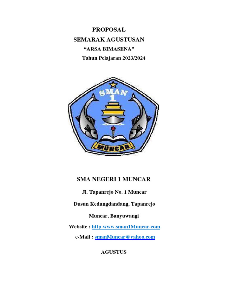 Proposal Agustusan Sman 1 Muncar | PDF