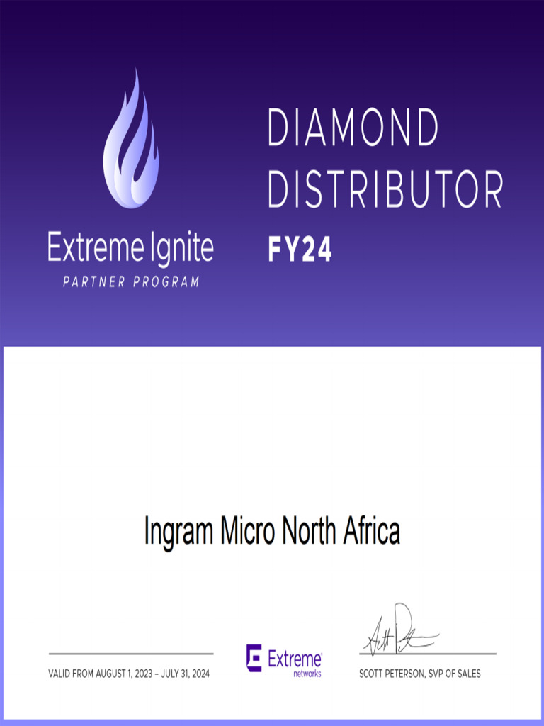 Ingram Micro North Africa Distribution-Diamond | PDF