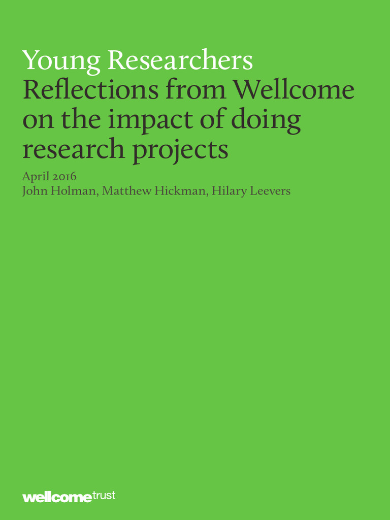 reflections-on-impact-of-doing-research-projects-wellcome-apr16 | PDF ...