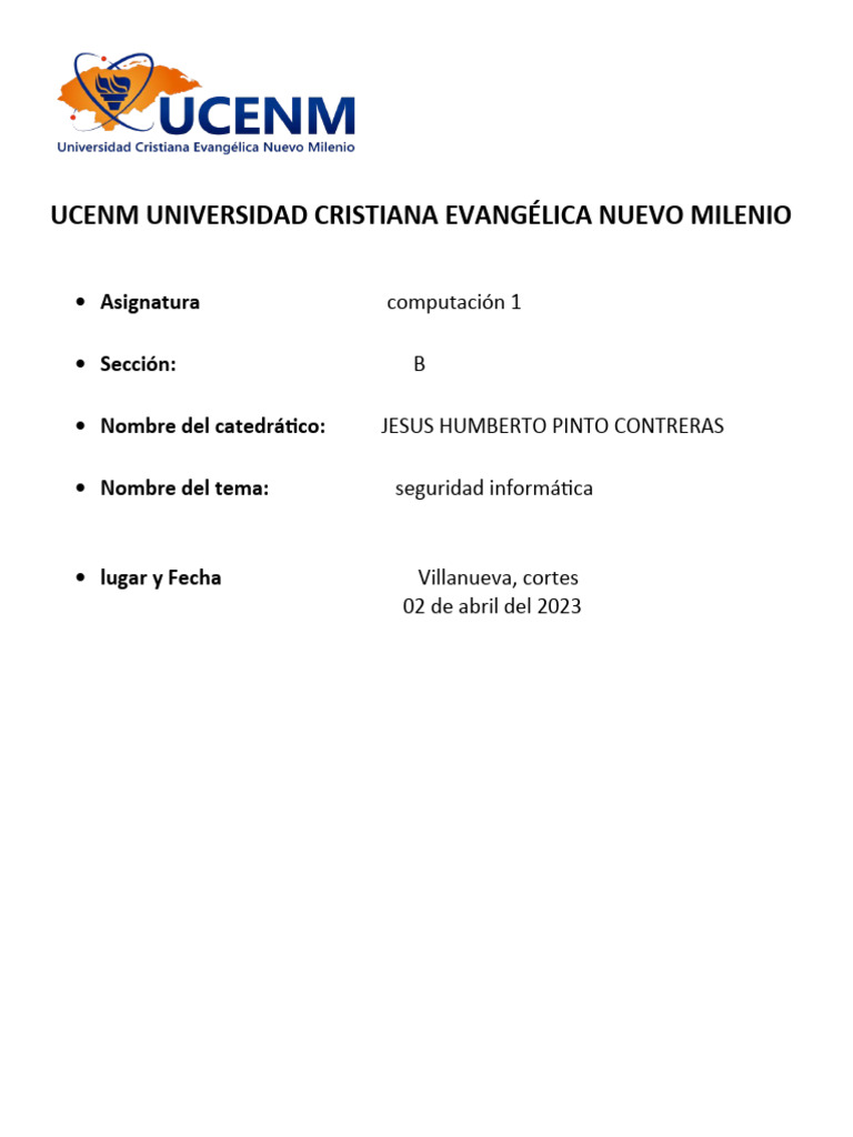 MAPA CONCEPTUAL Seguridad INFORMATICA | PDF