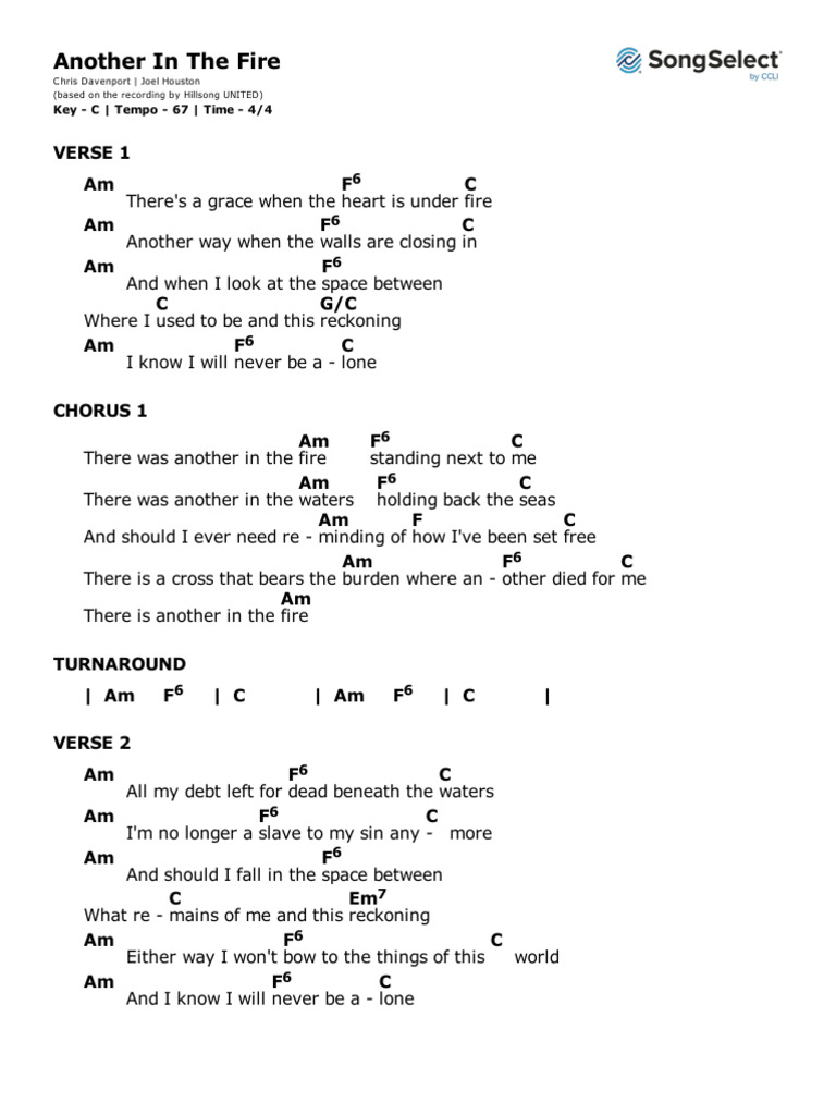 Another in The Fire Key of C | PDF