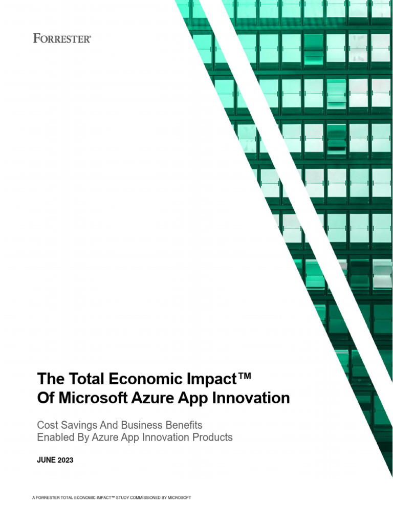 Total Economic Impact™ of Microsoft Azure App Innovation | PDF ...