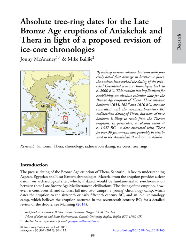 Absolute Tree Ring Dates for the Late Bronze Age Eruption - McAneney ...