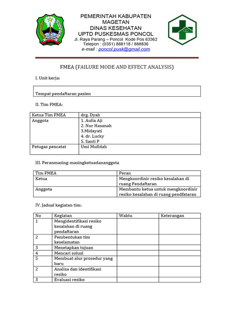 Form Fmea | PDF