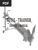 Total Gym Incline Bodyweight Trainer Exercise Chart - Spec | PDF ...