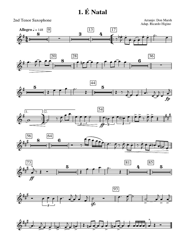 08 2nd Tenor Saxophone | PDF