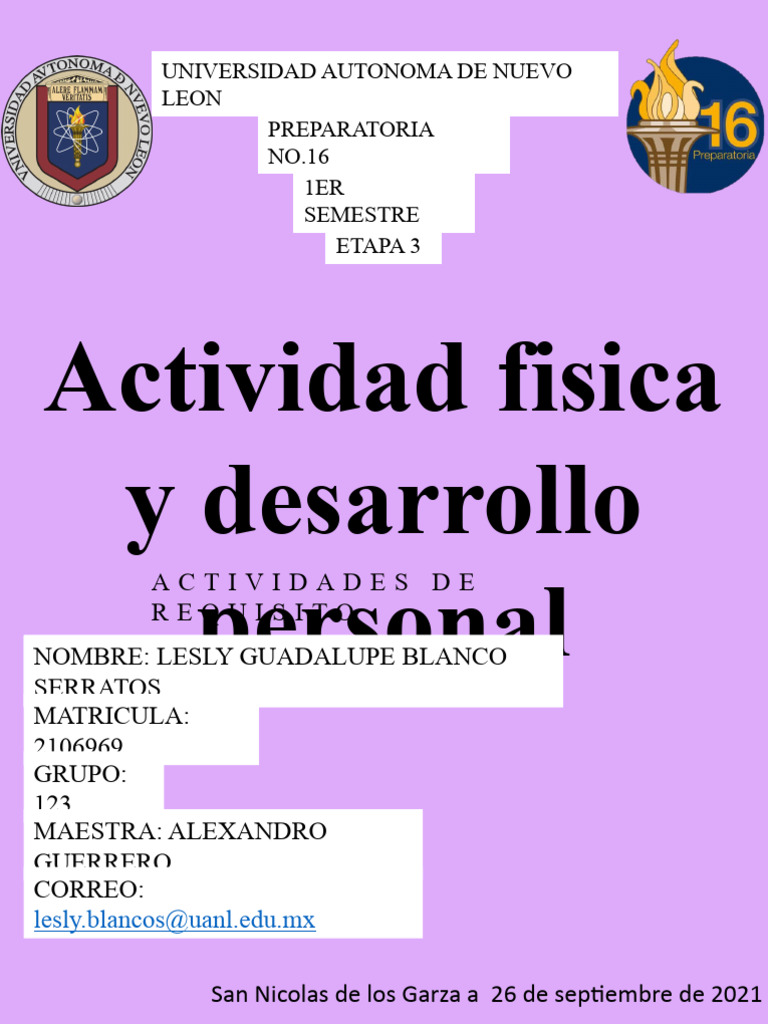 AFyDP-ETAPA 3 | PDF