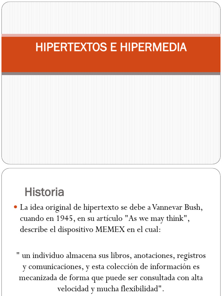 3.3. - Hipertexto - Hipermedia | PDF | Hipertexto | Comunicación humana