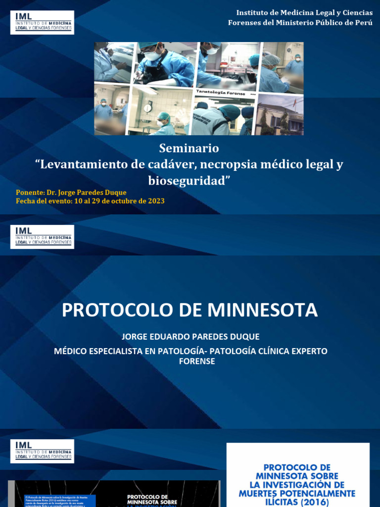 Protocolo de Minnesota | Descargar gratis PDF | Jurisprudencia médica ...