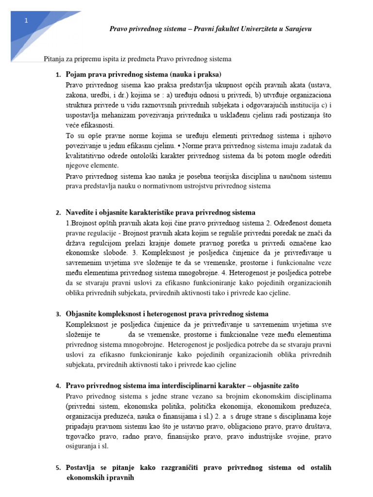 PPS - Pitanja 1 | PDF