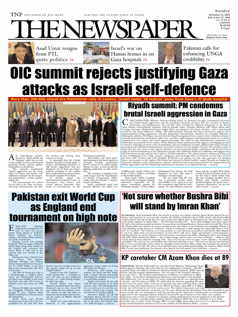 The Newspaper 12-11-2023 | PDF