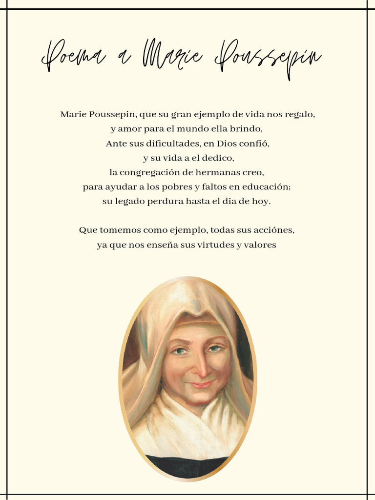 Marie Poussepin Poema | PDF