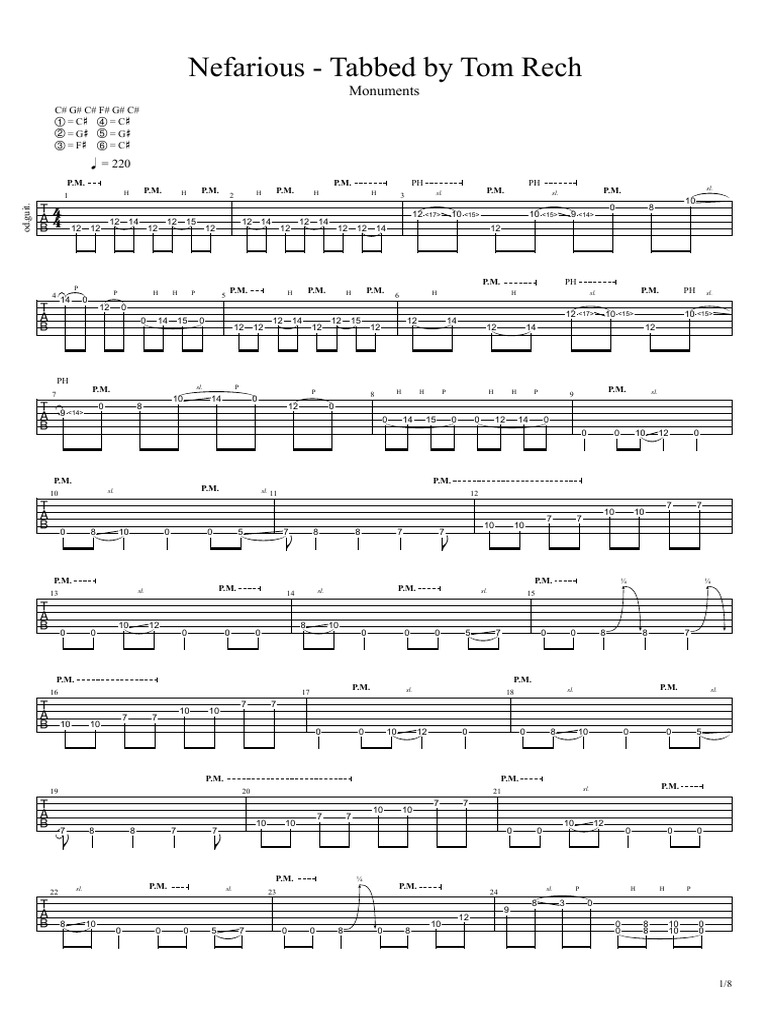 Monuments - Nefarious | PDF