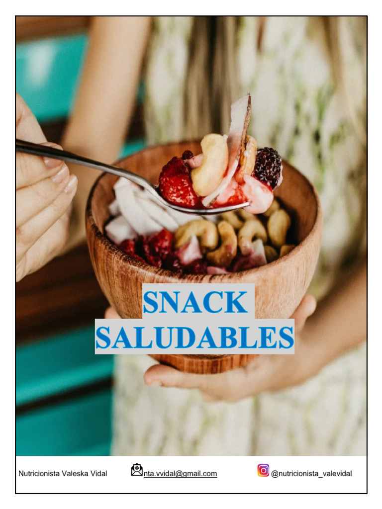 Snack Saludables | PDF