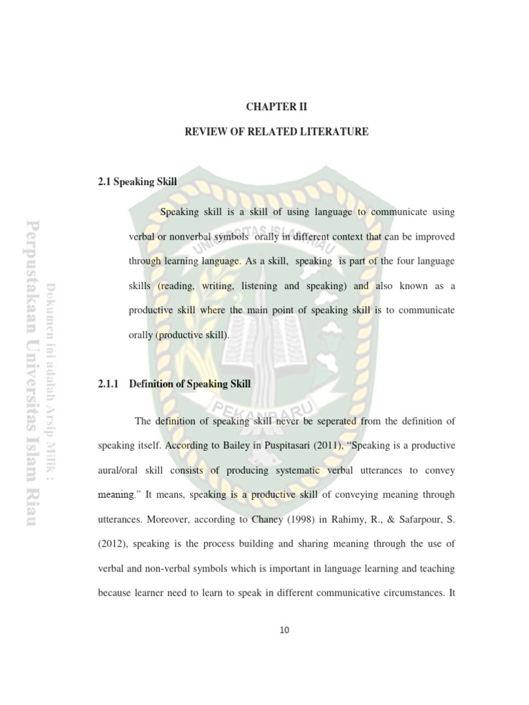 Speaking | PDF | Learning | Second Language