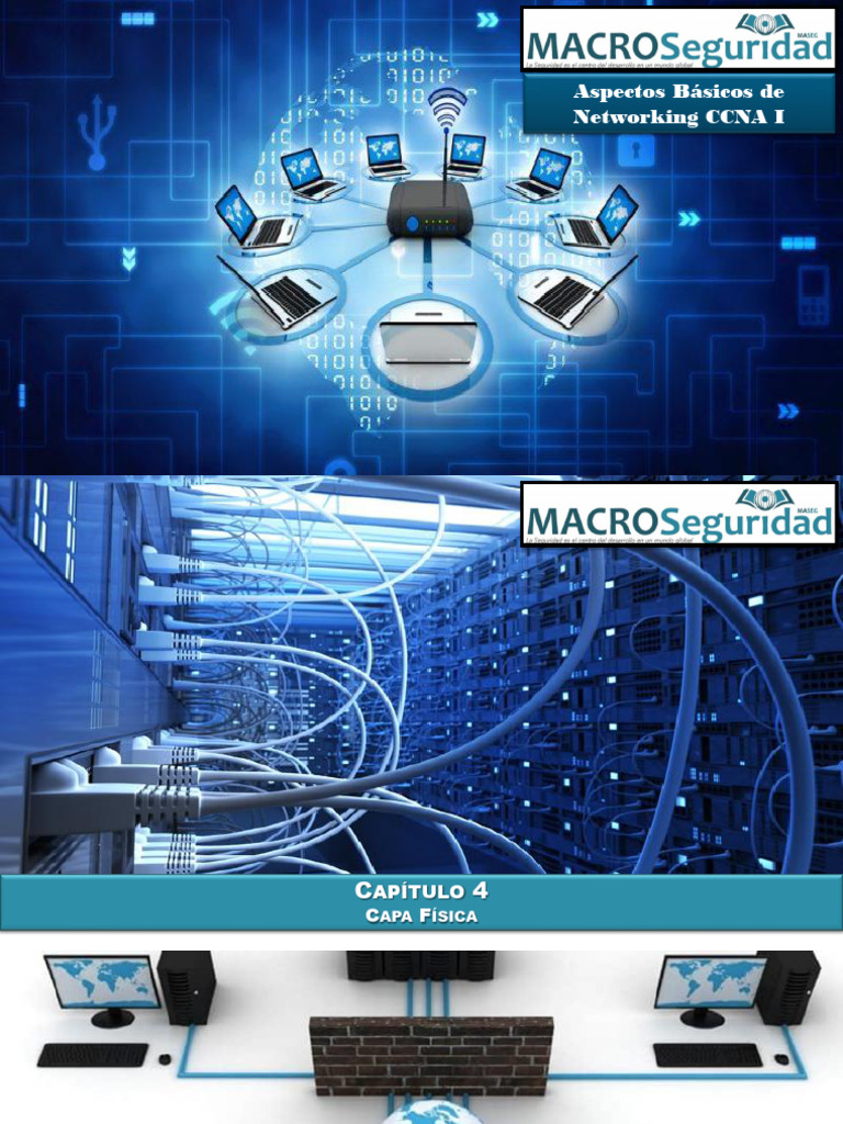 Aspectos Basicos de Networking 4 | PDF | Red de computadoras | Fibra óptica