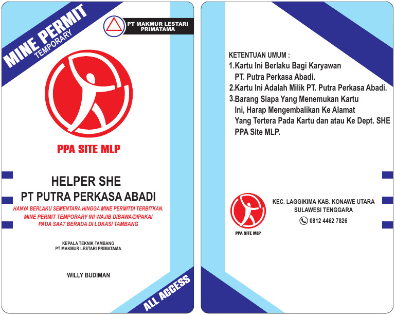 Mine Permit Temporary | PDF