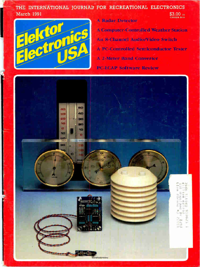 Elektor Electronics USA 1991 03 | PDF | Fuse (Electrical) | Loudspeaker