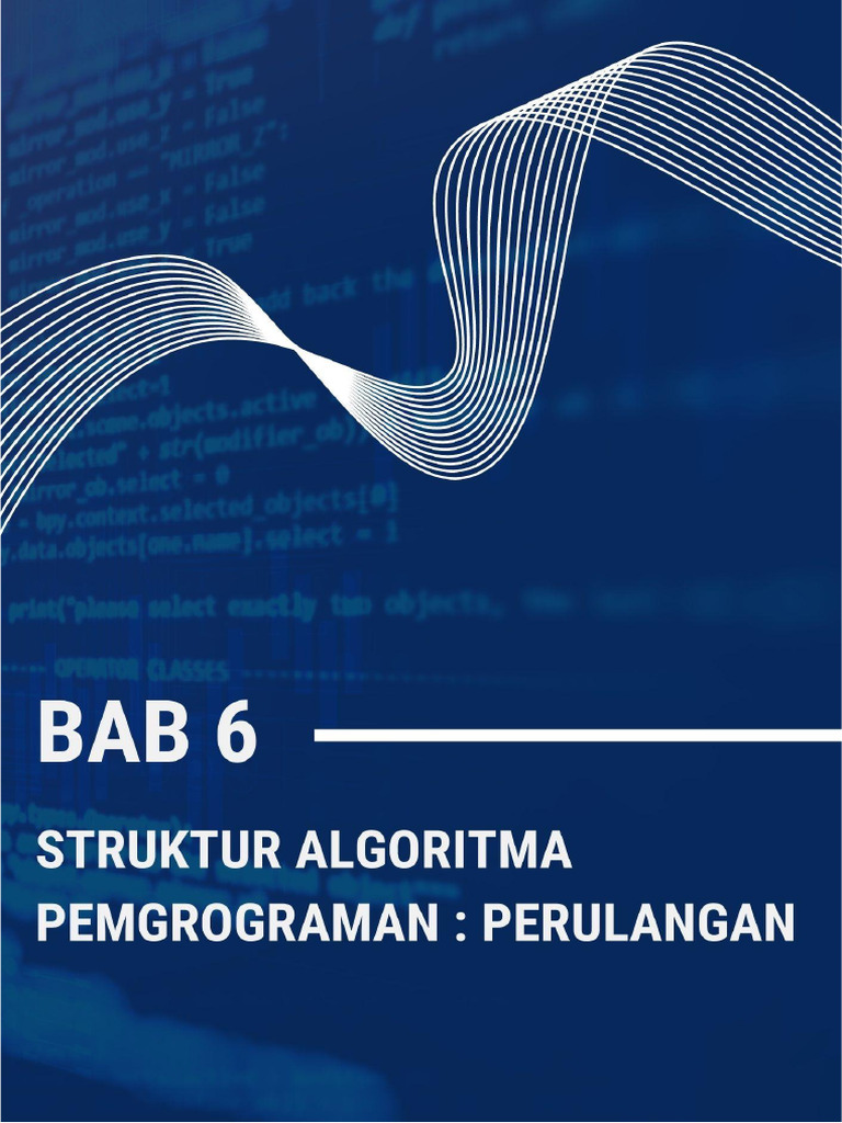 Modul PB 5 - Struktur Algoritma Perulangan | PDF | Komputer