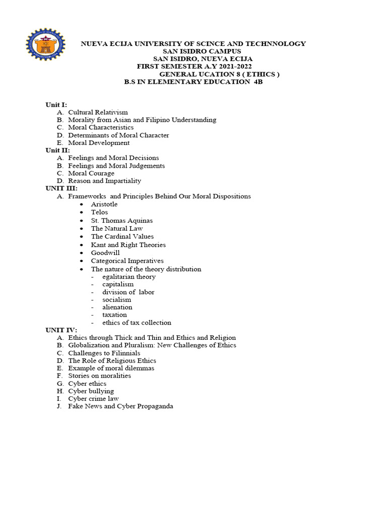 Beed 4a Reportings | PDF | Ethical Theories | Philosophical Theories