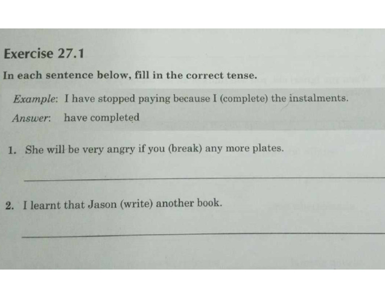 Exercise 27.1 Page 1 | PDF