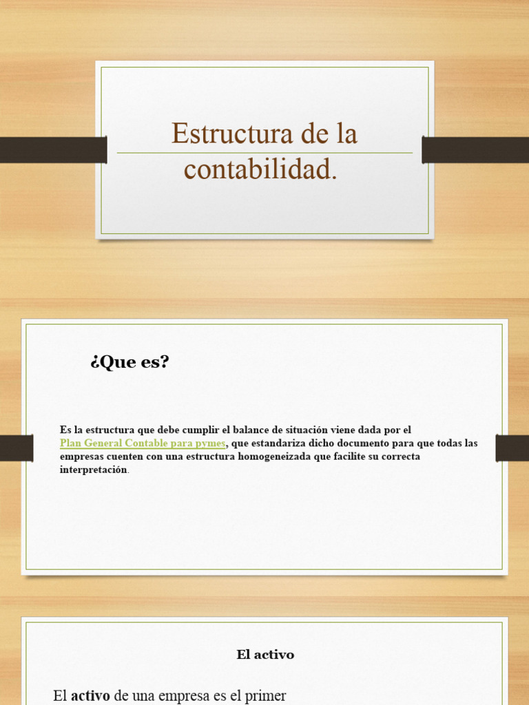 Estructura de La Contabilidad | PDF | Contabilidad | Business