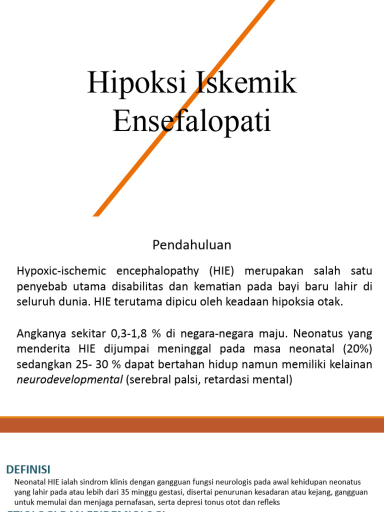 Hipoksi Iskemik Ensefalopati | PDF