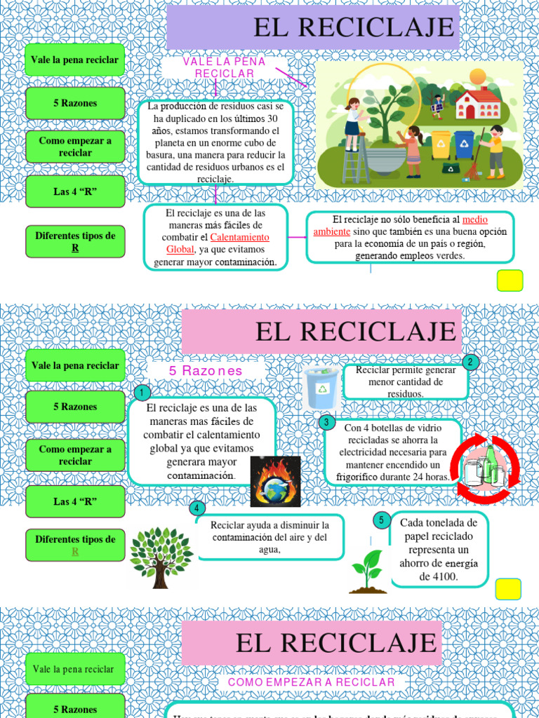 El Reciclaje | PDF | Reciclaje | Residuos