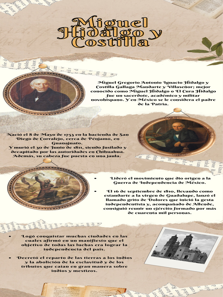 Principales Aportaciones De Miguel Hidalgo – INCV