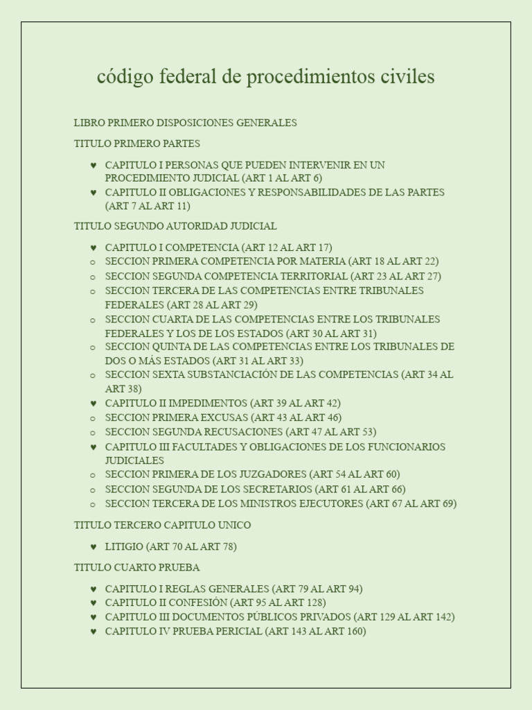 Codigo Federal de Procedimientos Civiles | PDF | Separación de poderes ...