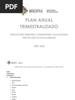 Formato Plan Anual Trimestralizado-2025 | PDF