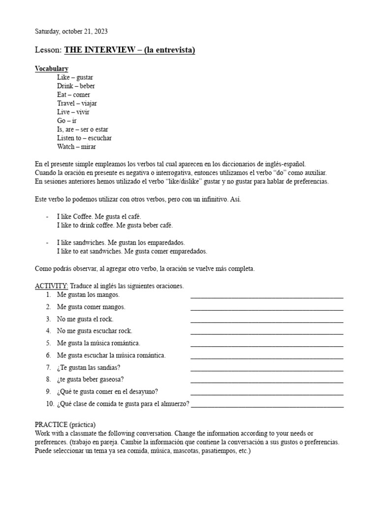 1° A Semana 2 Modulo 5 Worksheet | PDF