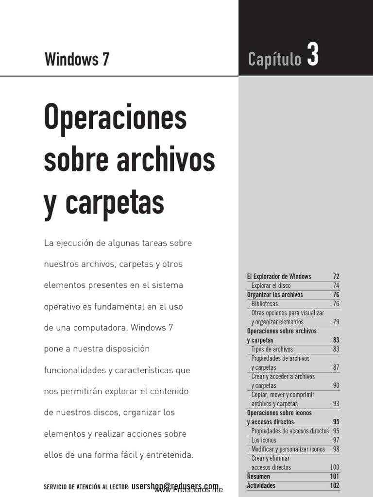 Manual Windows 7 2023 | PDF | Archivo de computadora | Windows 7