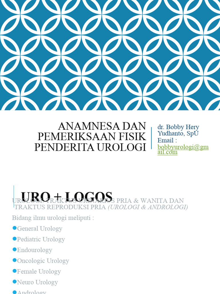 Anamnesa Dan Pemeriksaan Fisik Penderita Urologi | PDF