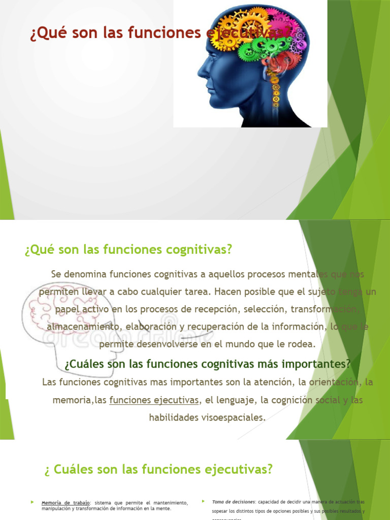Funciones Ejecutivas: Conceptos y Ejercicios | PDF | Memoria ...