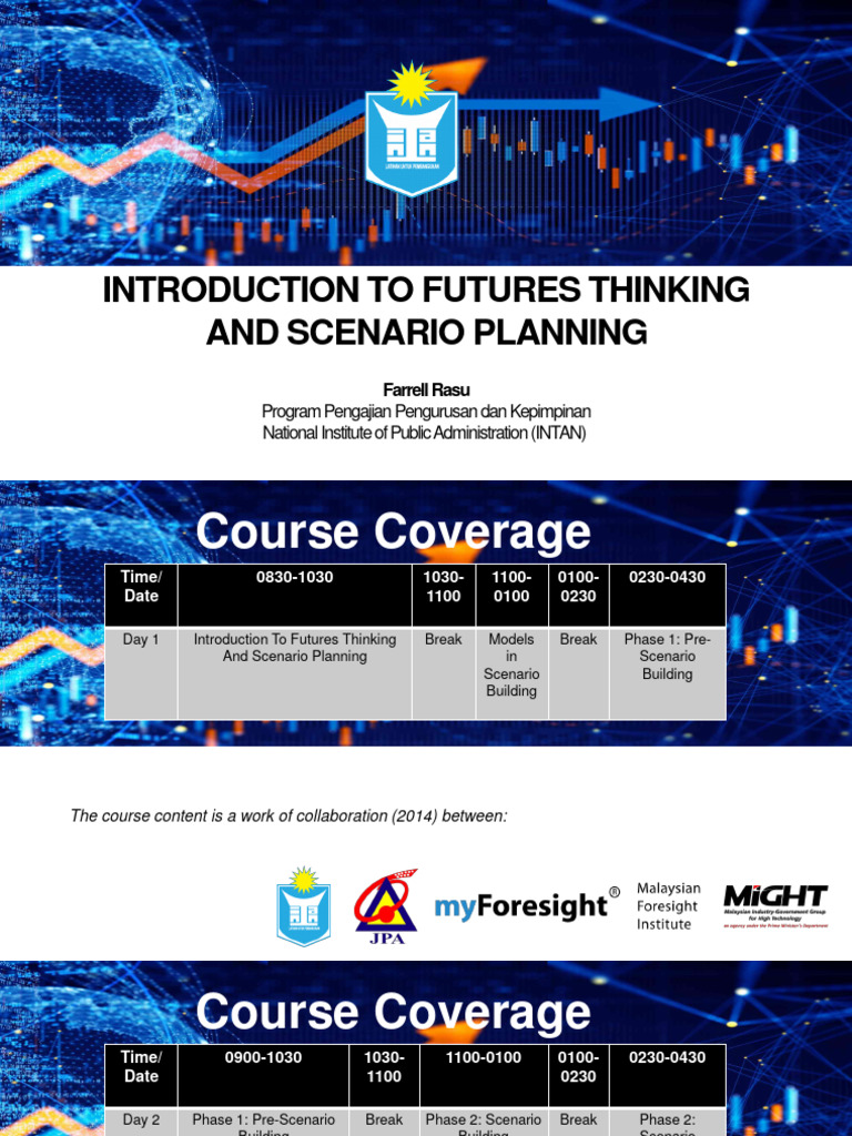 Futures Thinking & Scenario Planning Guide | PDF | Scenario Planning ...