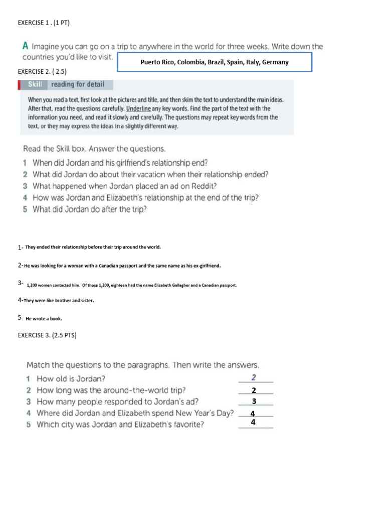 Reading Practice U10 - Looking For Elizabeth Gallagher | PDF
