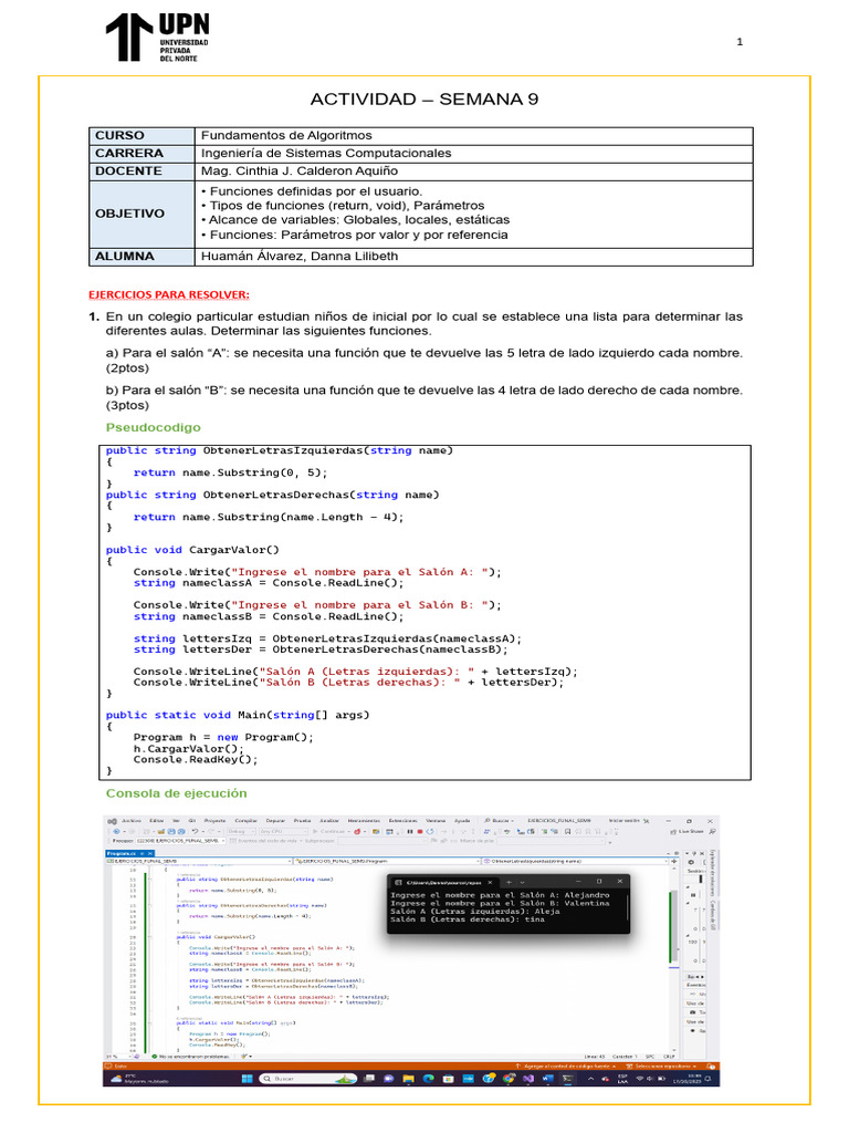 Tarea Claseteoria Funal Sem9 | PDF | Programación de computadoras | Lógica matemática