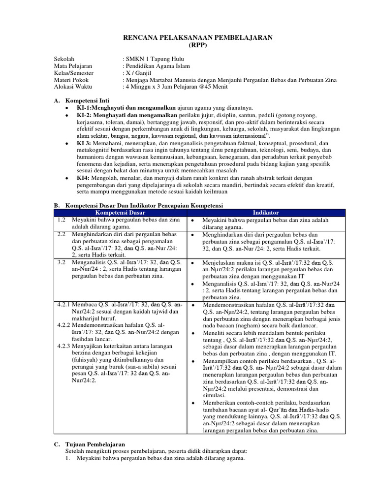 Modul Ajar Pai | PDF