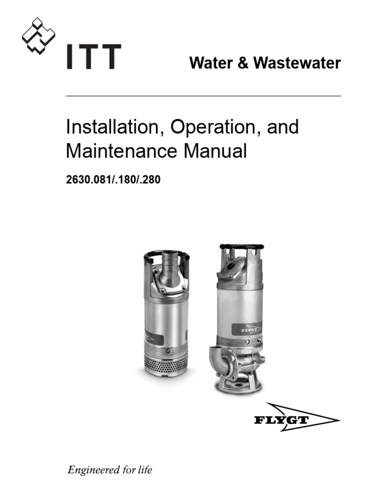 Dokumen - Tips Flygt Bs 2630 180 Pump Operation Manual | PDF | Hazards ...