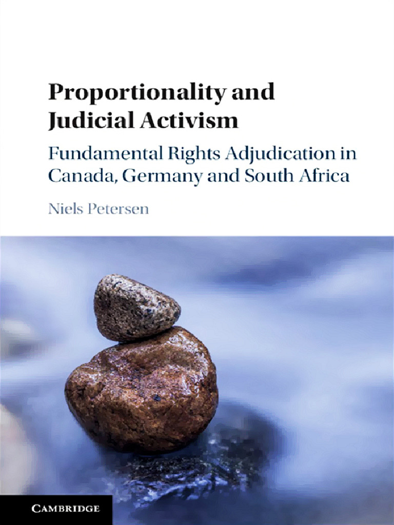 Niels Petersen - Proportionality and Judicial Activism | PDF | Supreme ...
