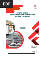 Dasar-Dasar Pengembangan Perangkat Lunak Dan Gim | PDF