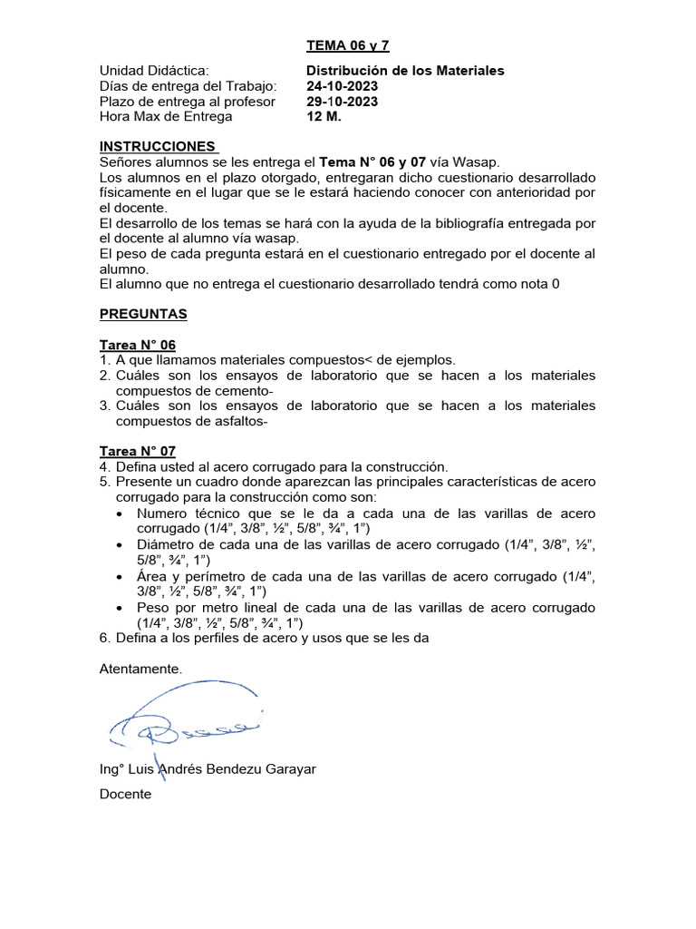 Tarea #06 y 07 | PDF | Hogar, jardinería y bricolaje | Arte