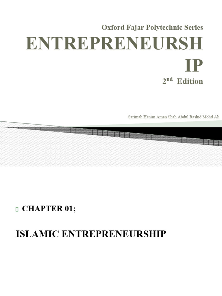 Islamic Entrepreneurship | PDF | Abrahamic Religions