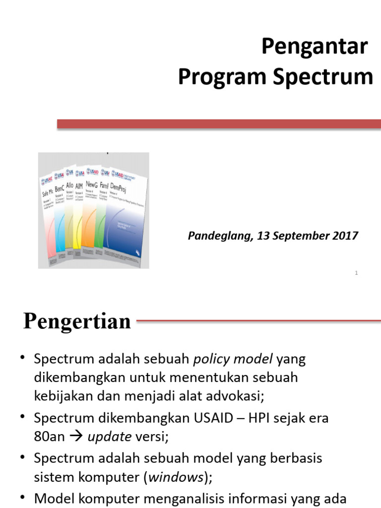 Materi Pengantar Spectrum | PDF