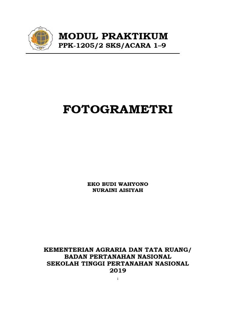 Praktikum Fotogrametri untuk Mahasiswa | PDF