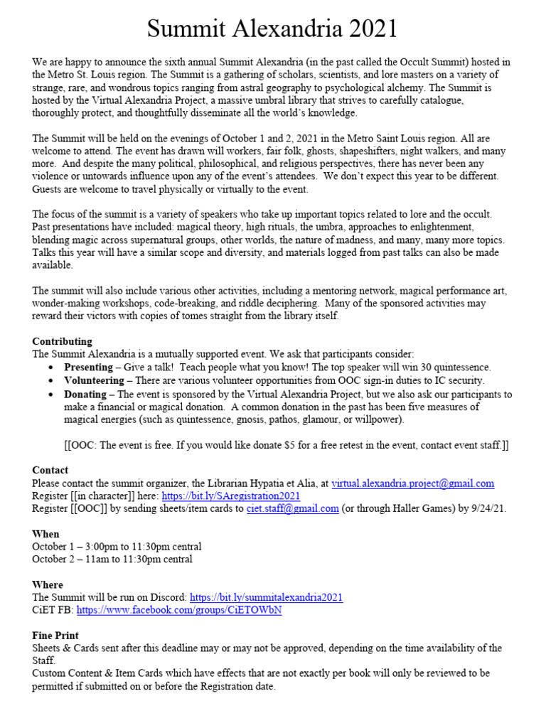 Summit Invitation ICOOC 2021 | PDF