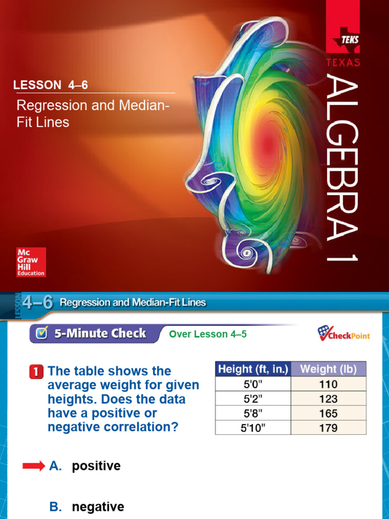 Regression Analysis and Best-Fit Lines | PDF | Linear Regression ...